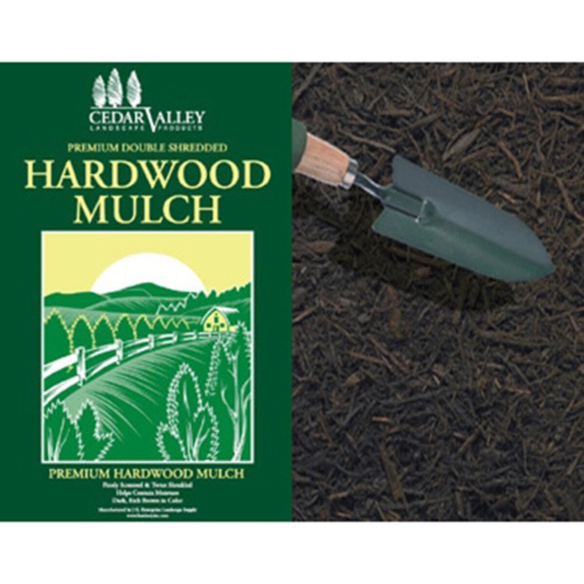 Double Shredded Hardwood Mulch 3 cu. Ft. Bag | SiteOne US