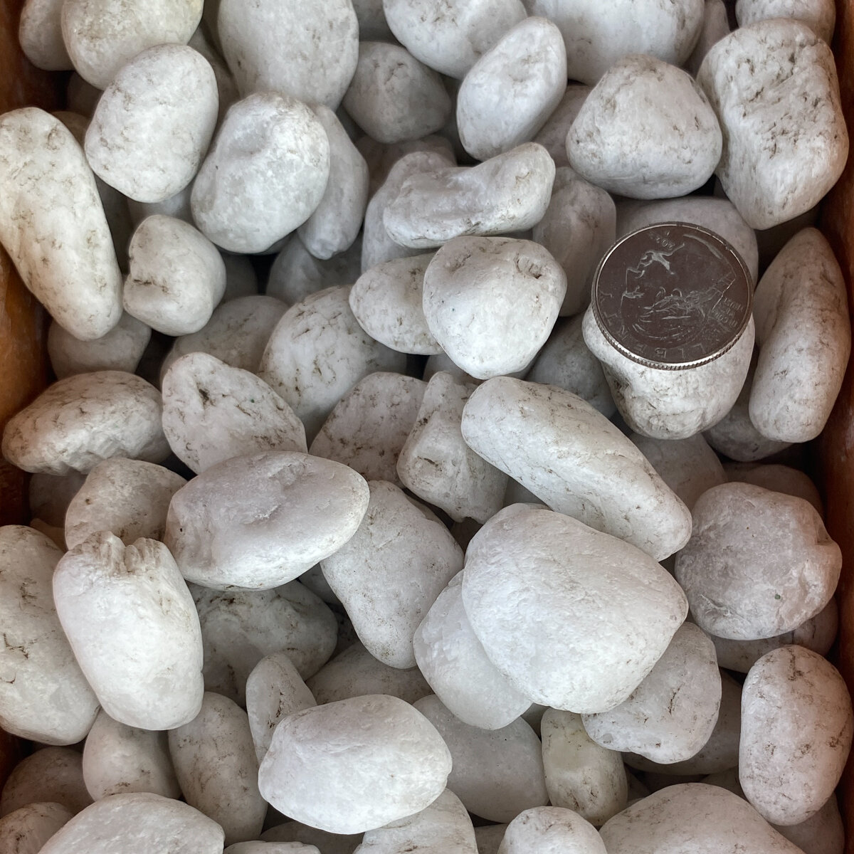 Bagged Himalaya White Pebbles 3/4 - 1 1/4 in. (40 lb. Bag) | SiteOne US