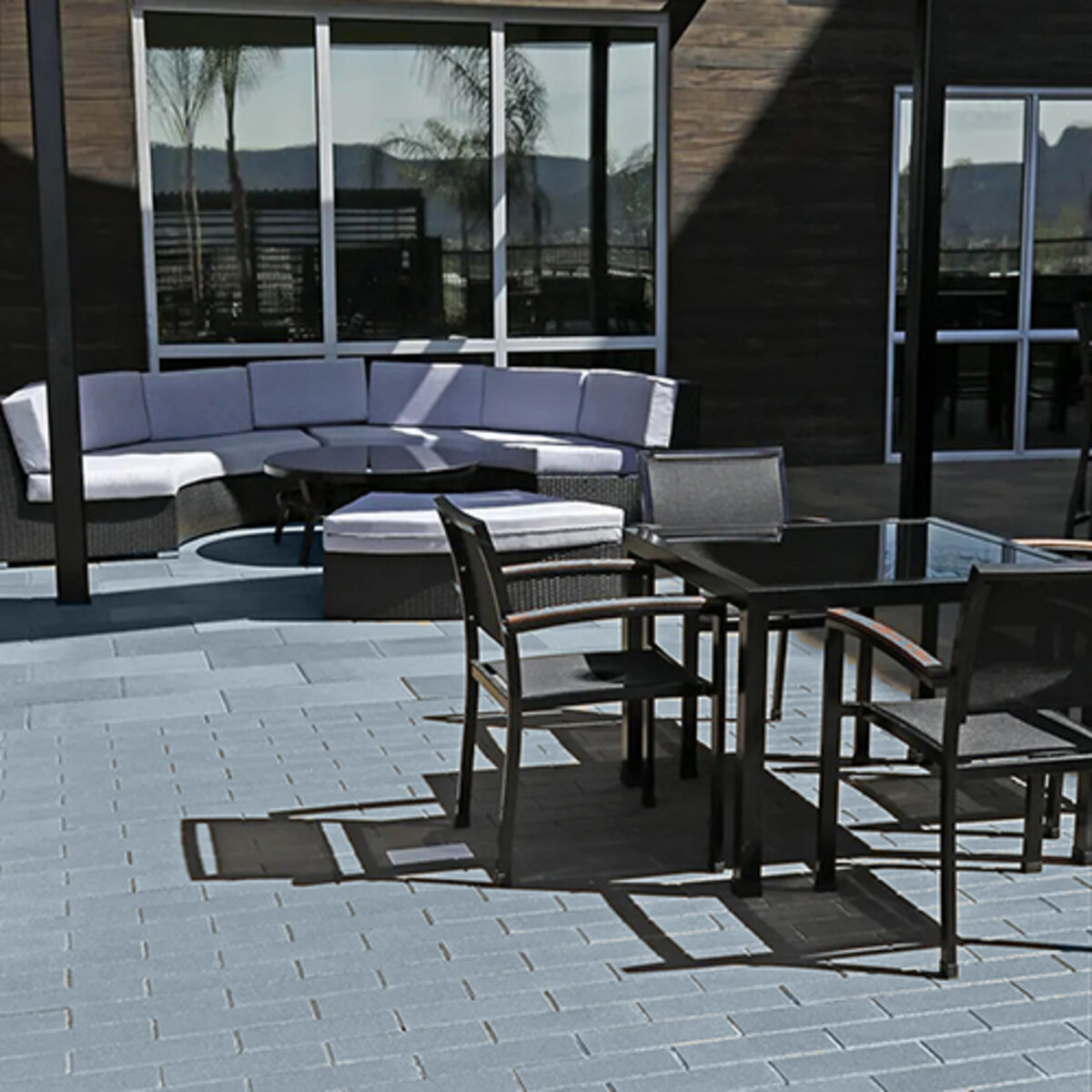 Ackerstone Micro Chamfer Paver Pewter Grey Fm 4 N. X 12 in. 8 Cm (93 sq ...