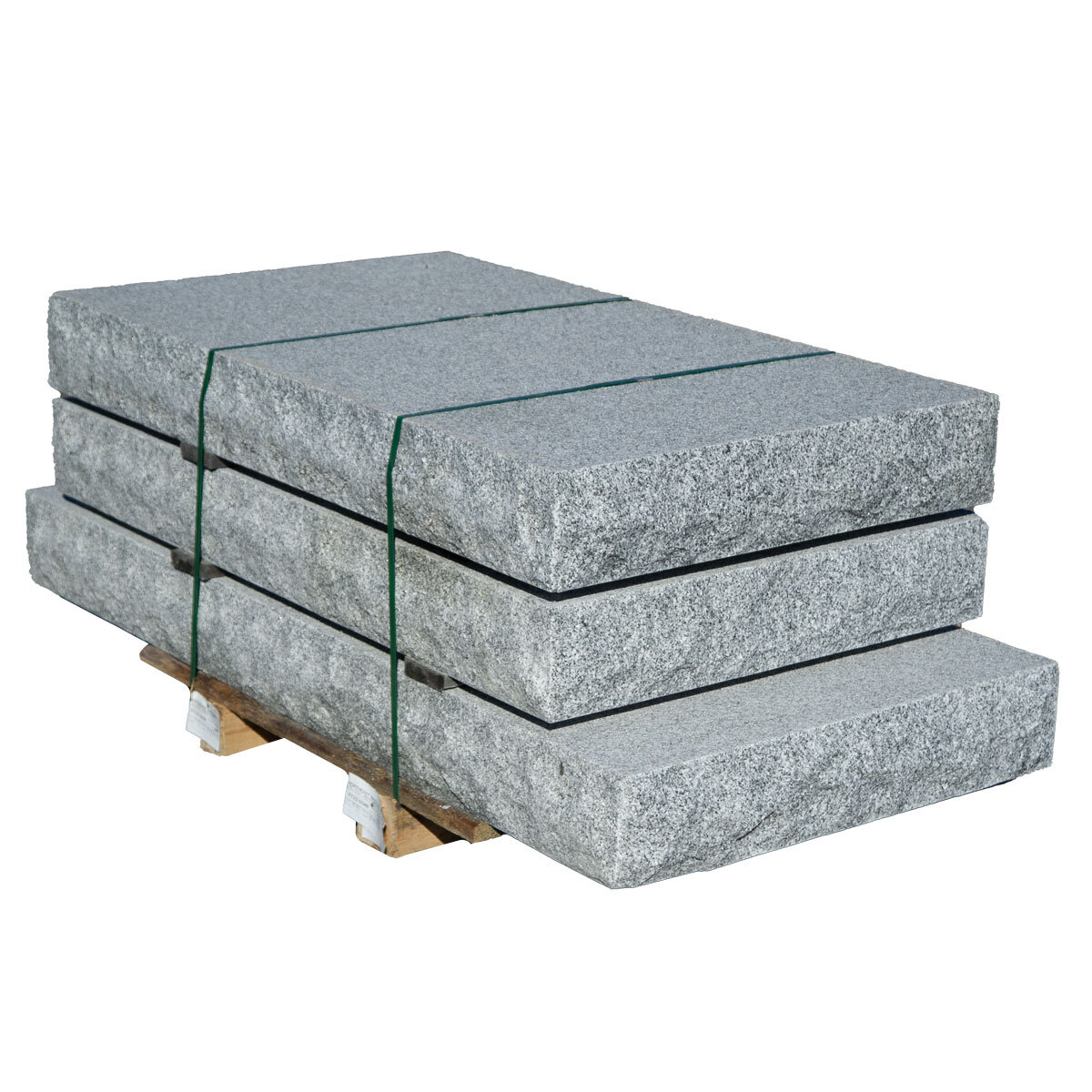 Platform Stanstead Gray Granite Rockface 3 Sides 7 in. | SiteOne