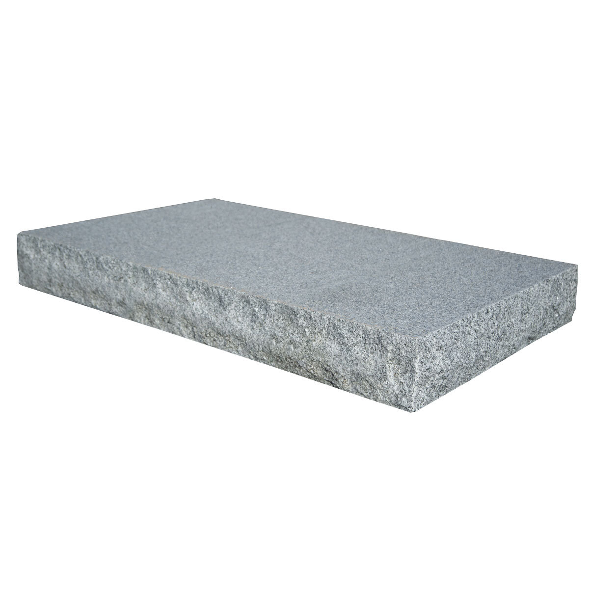 Platform Stanstead Gray Granite Rockface 3 Sides 7 in. x 24 in. x 60 in ...