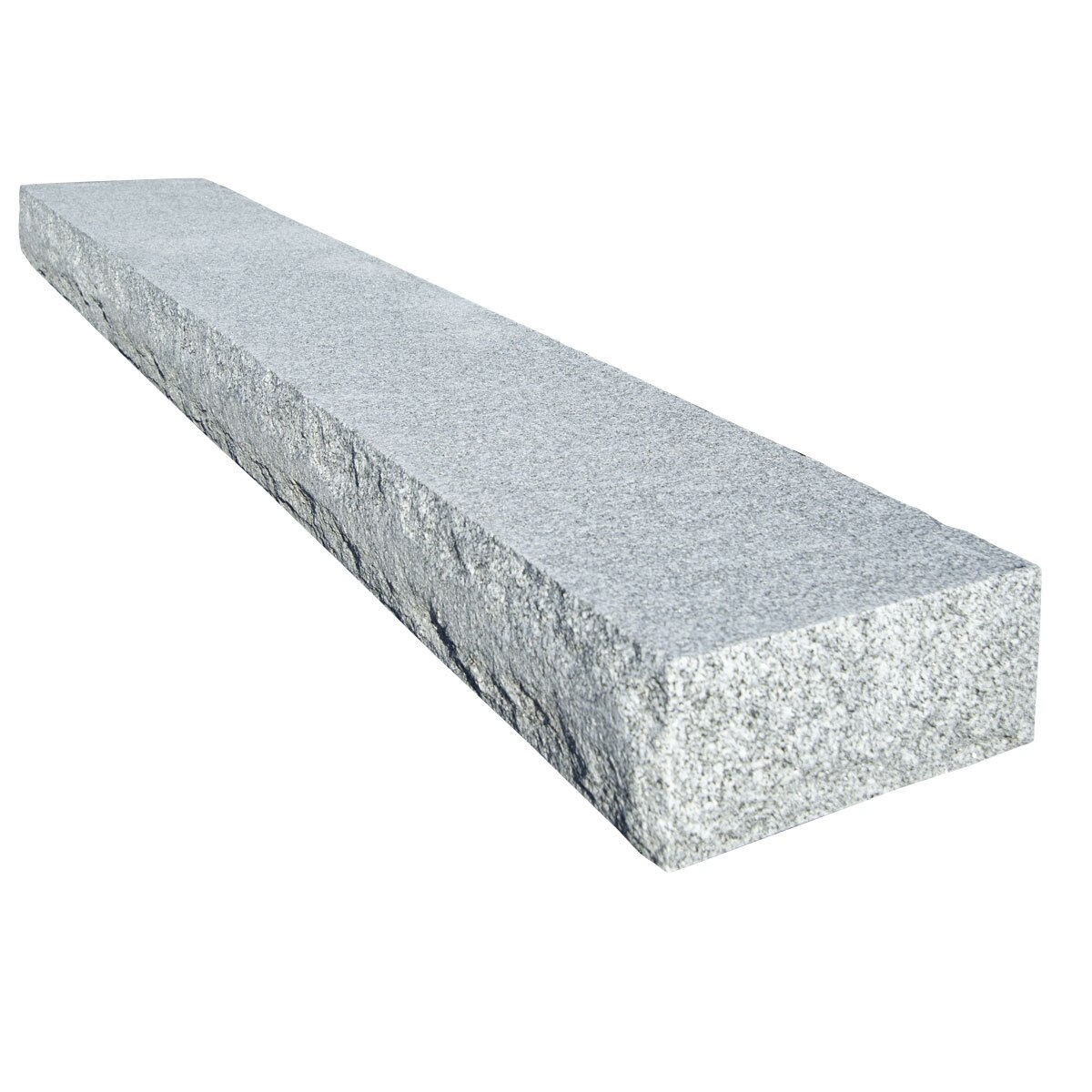 Step Stanstead Gray Granite Rockface 3 Sides 7 in. x 13 in. x 96 in ...