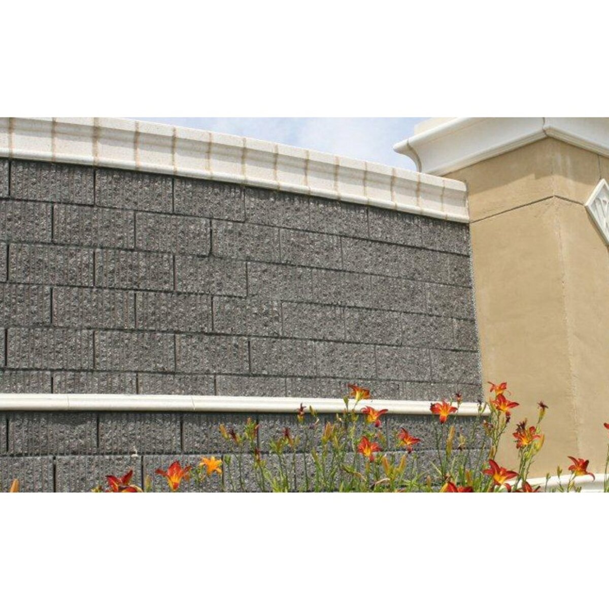 6816 Proto II Fence Unit CF / SM Tan 6 in. x 8 in. x 16 in. (120 pc ...