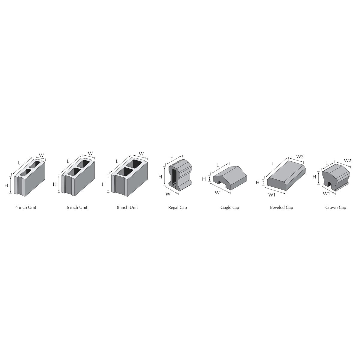 6816 Proto II Fence Unit Split Face SF / CF Tan 6 in. x 8 in. x 16 in ...