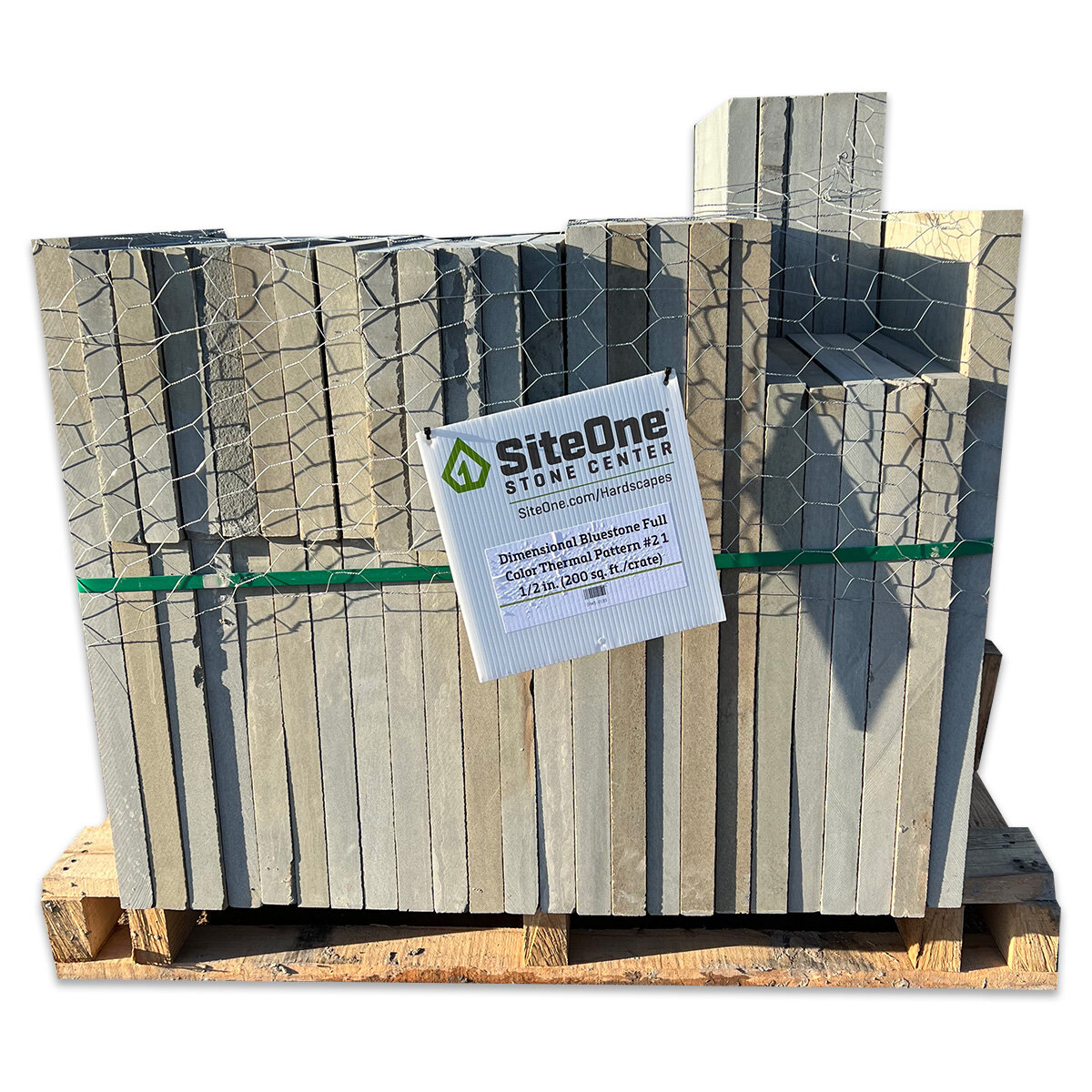 Dimensional Bluestone Full Color Thermal Pattern #2 1 1/2 in. (200 sq ...