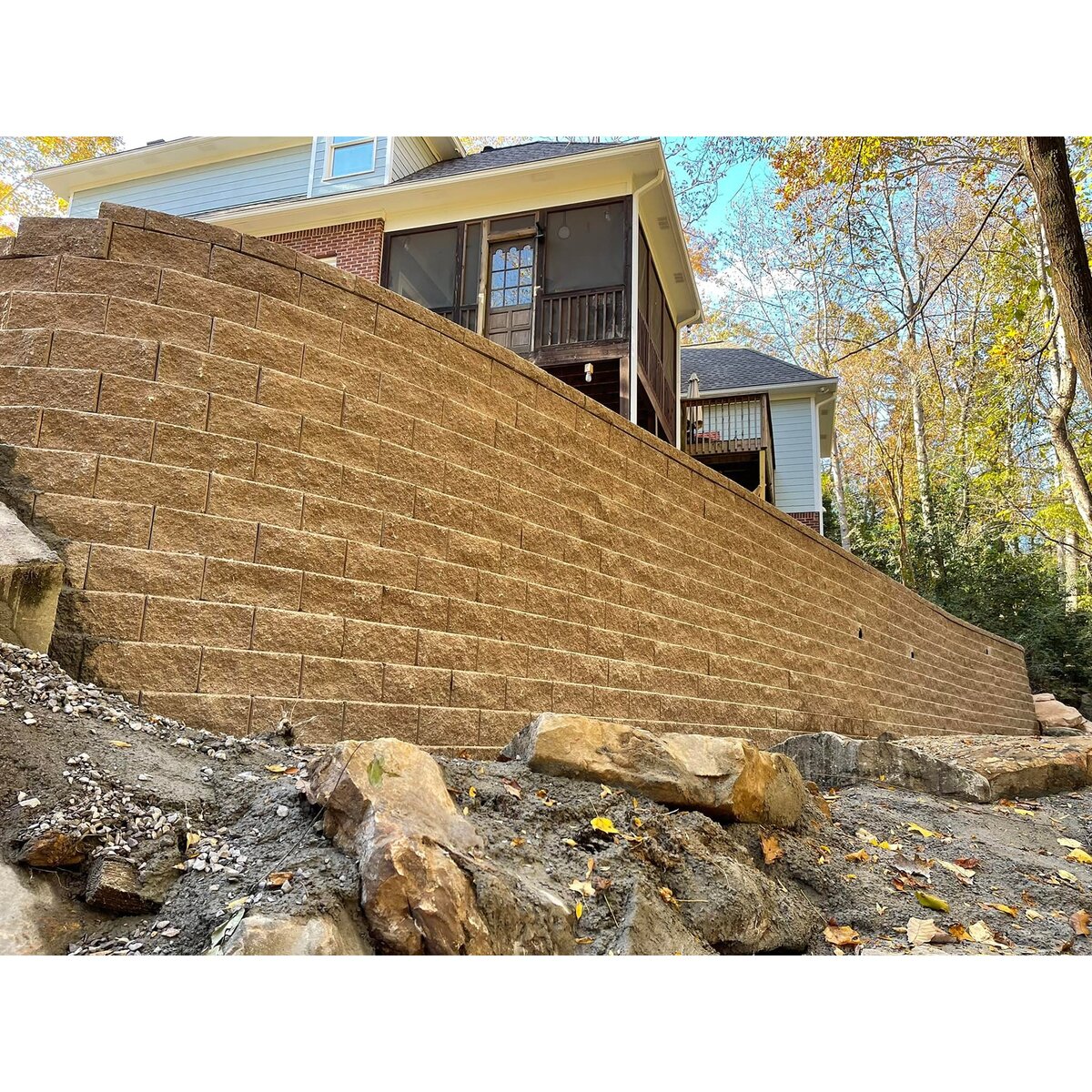 General Shale GeoStone G10 8 in. Square Foot Wall Standard Buff 8 in. x ...