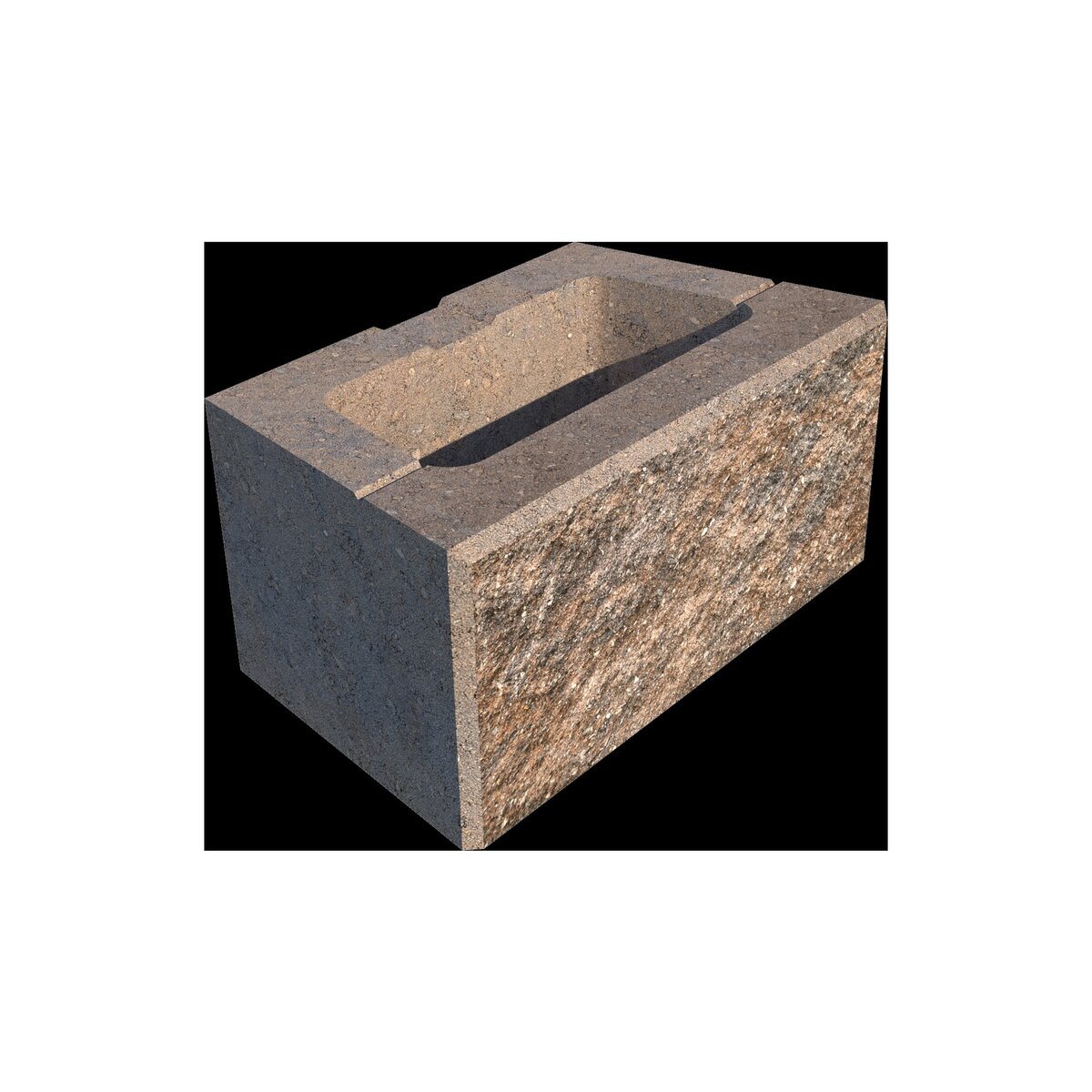 Geostone G10 8 in. Earth Blend 8 in. x 18 in. x 10 in. (45 pc./pallet ...