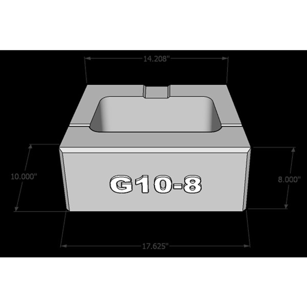 General Shale GeoStone G10 8 in. Square Foot Wall Standard Normandy 8 ...