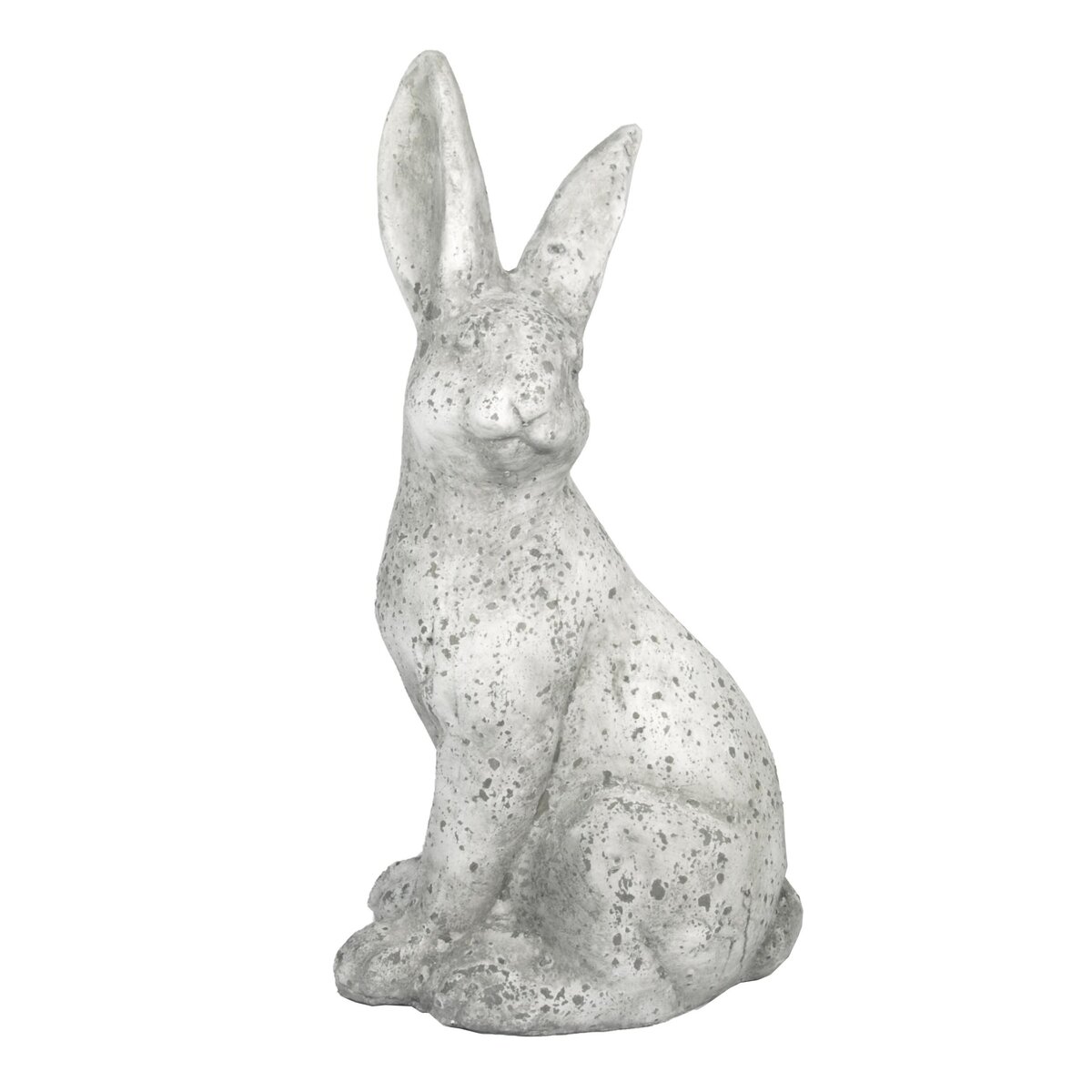 MCarr Statue Tall Rabbit Facing Left White 10 in. x 7 i | SiteOne