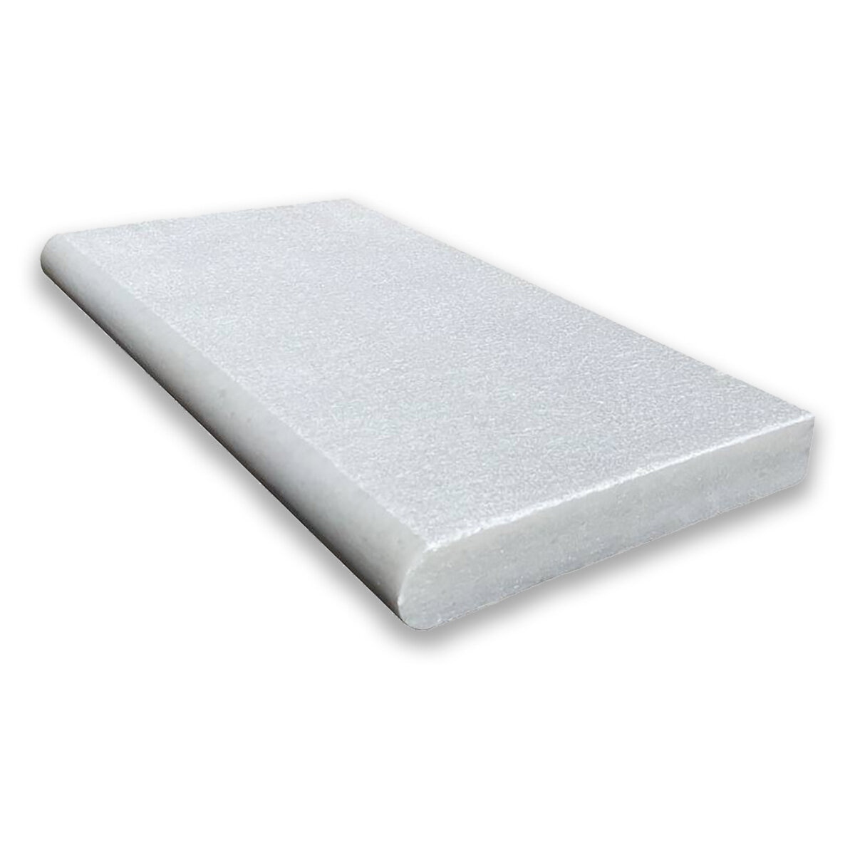 Coping Ice White Marble Bullnose 1 Long 2 in. x 16 in. x 24 in ...