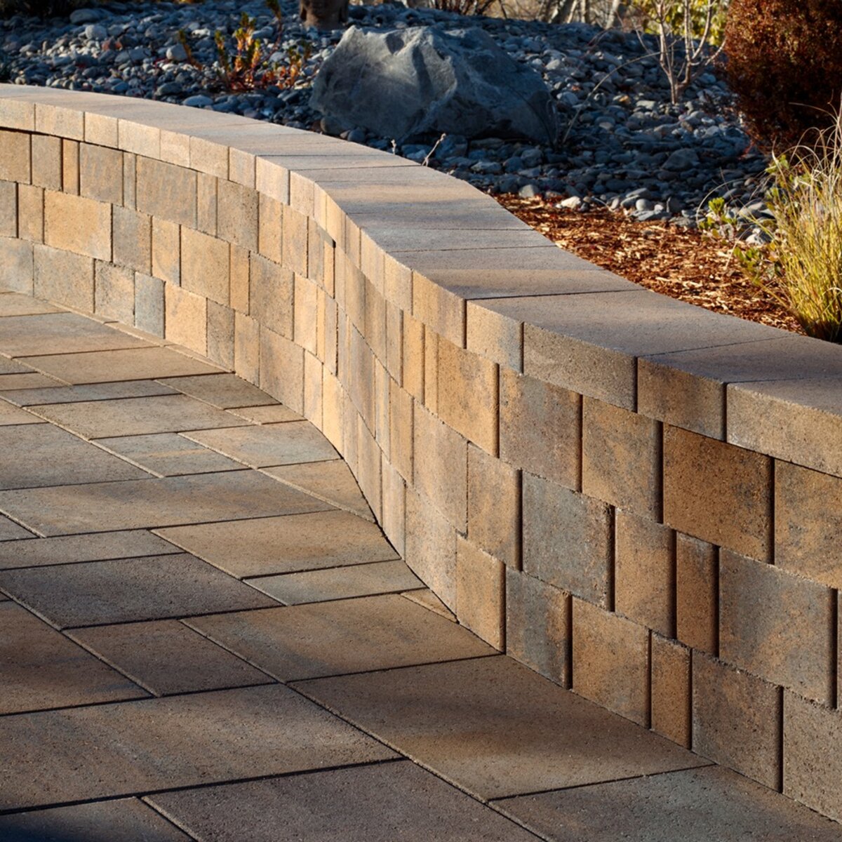Belgard Steeple Crest Wall Cap Victorian 3 in. x 12 in. x 12 in. (72 pc ...