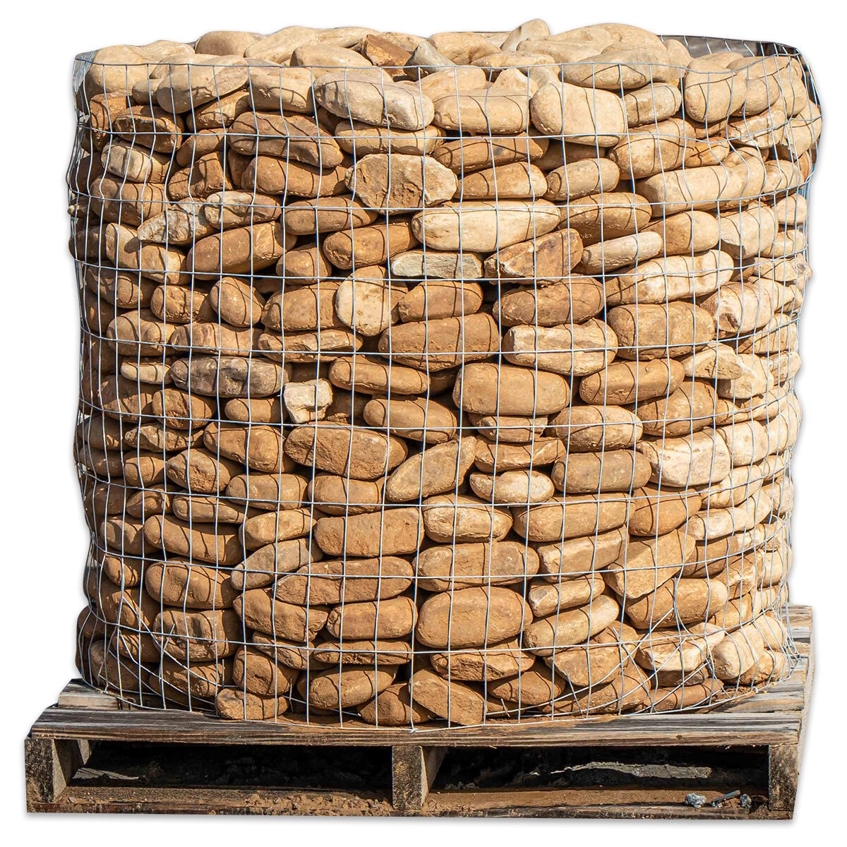Palletized River Rock Tennessee Flats Small | SiteOne US