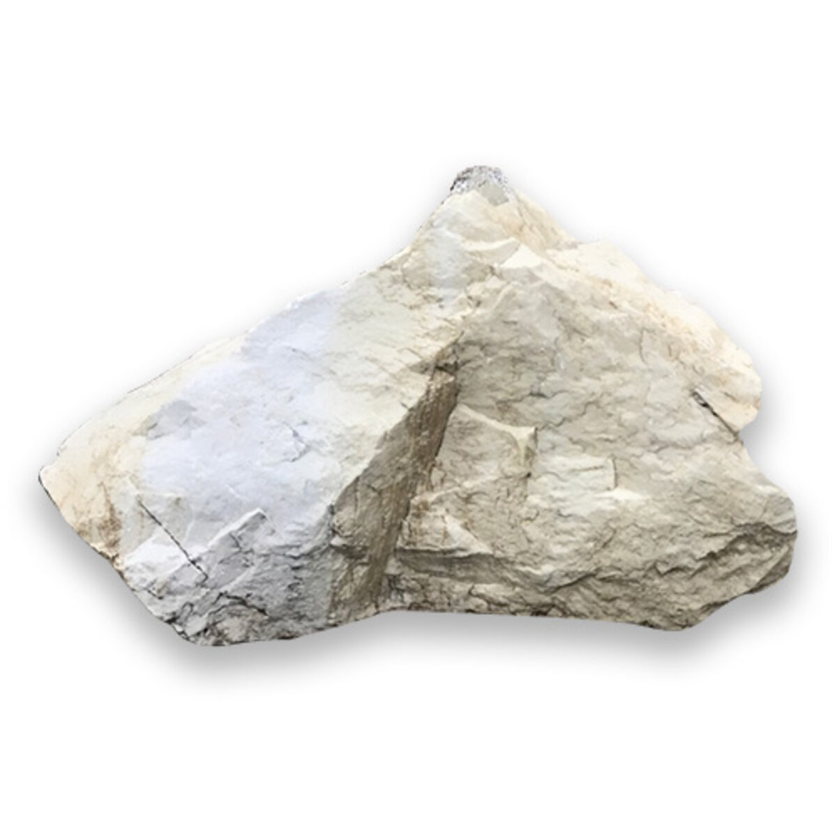 Fountain Boulder 31 - 36 in. White Quartz | SiteOne US