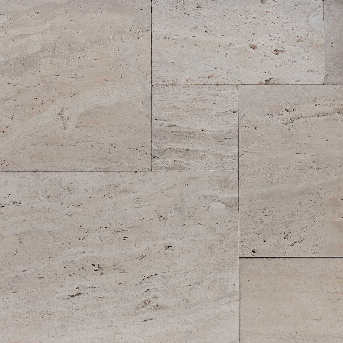 Dimensional Beige Travertine Tumbled Cross Cut 1 3/16 i | SiteOne