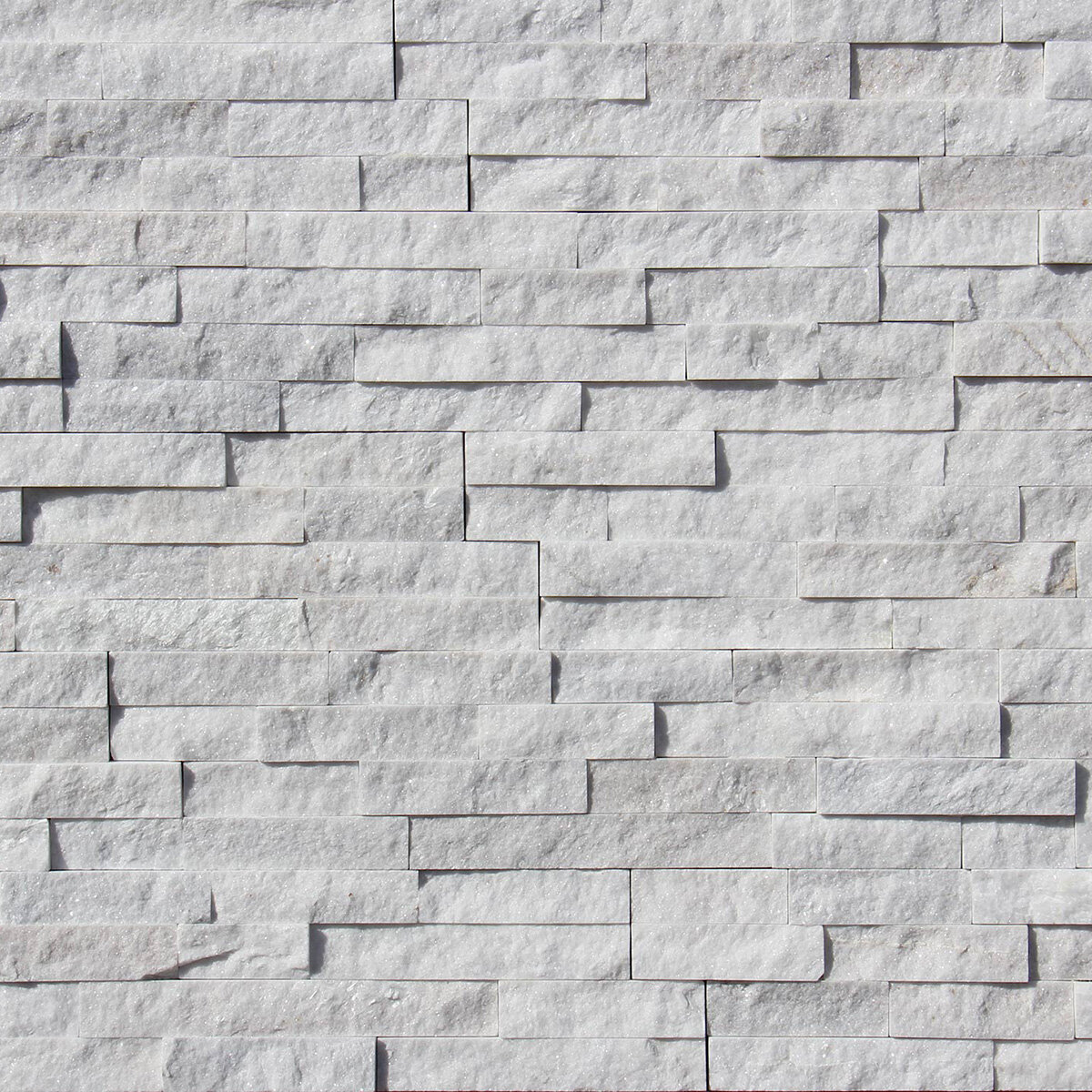 Ledger Panel Glacial White Splitface Flat 6 in. x 24 in. (6 pc./box ...