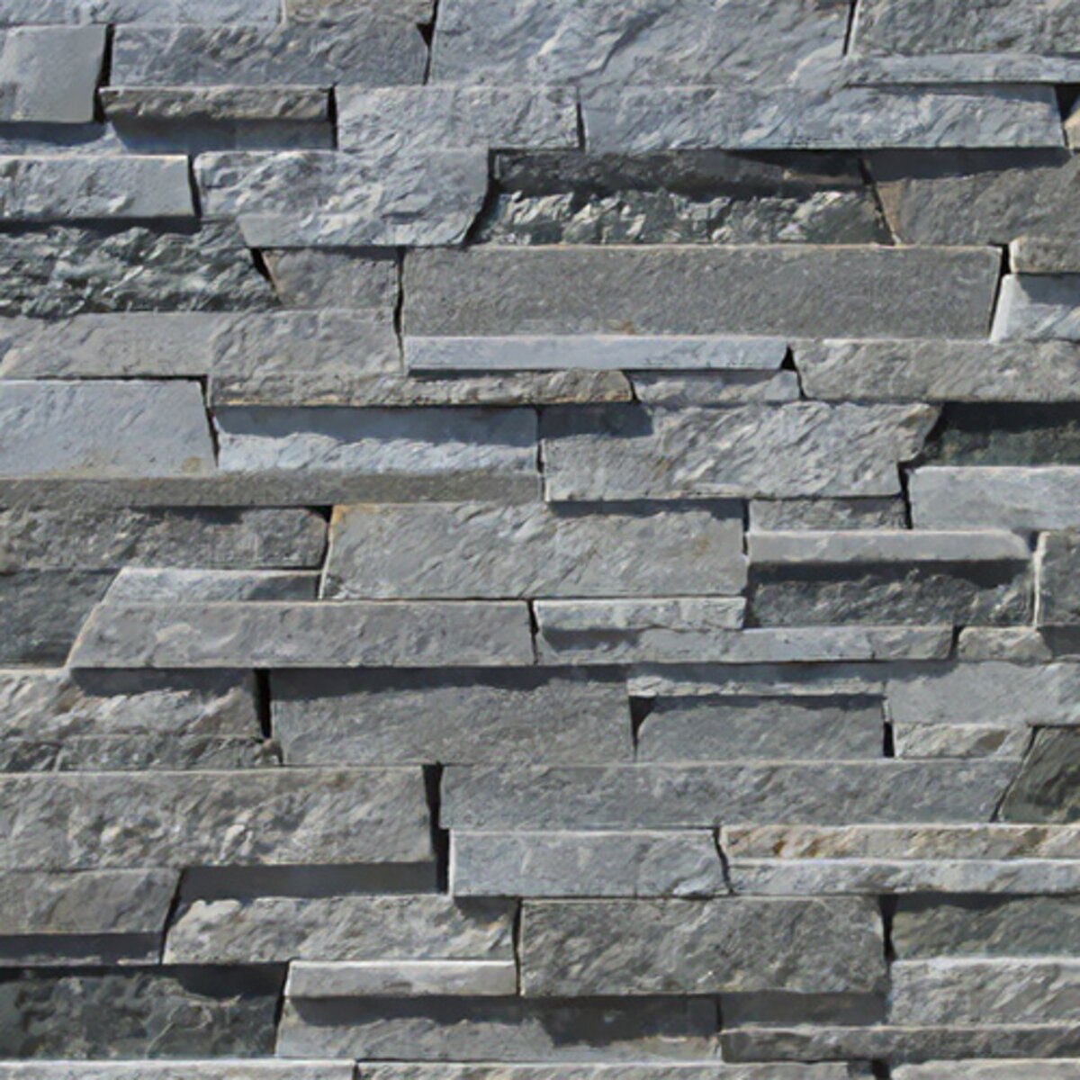 Sawn Thin Veneer Sunset Silver Quartzite Modern Drystack (Random Ends) 1/2/3 Pattern Flats (150 ...