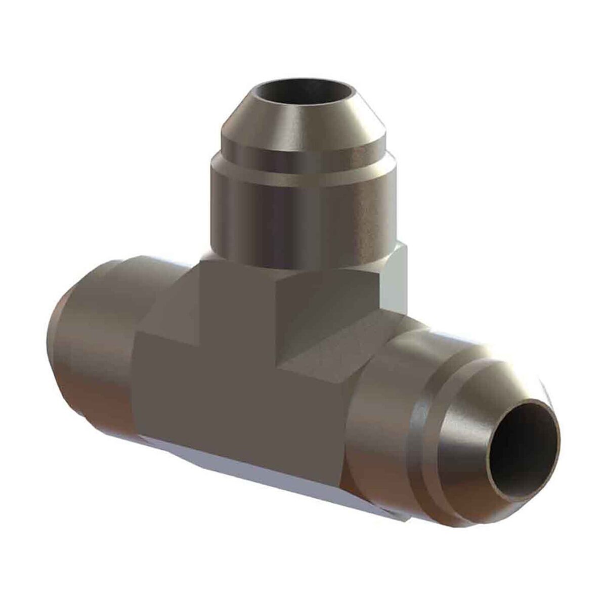 Turfware Flared Steel Tee for Wheel Motor Hose Assembly Union 1/2 in. x ...