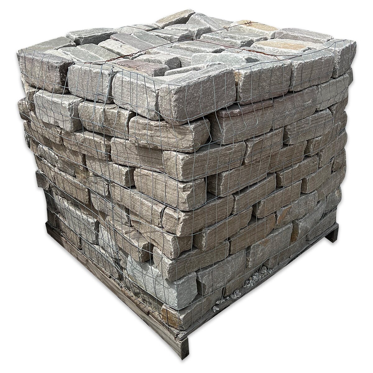 Building Stone Tennessee Blue/Gray Strip Rubble Tumbled (4 in. Snapped ...