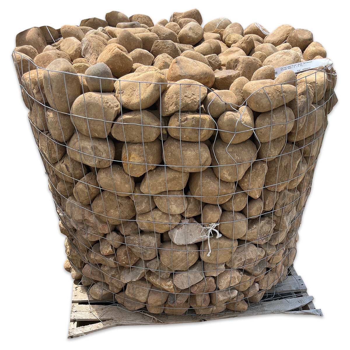 Palletized River Rock Tennessee Rounds Small 2 - 5 in | SiteOne US