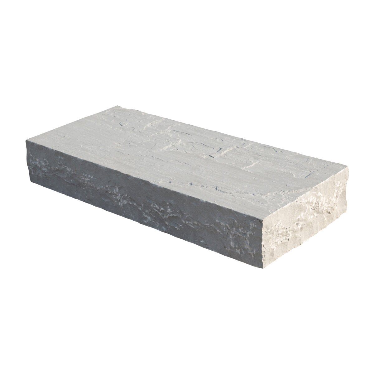Solstice Step Castle Grey Sandstone Rockface 4 Sides 6 in. x 16 in. x ...