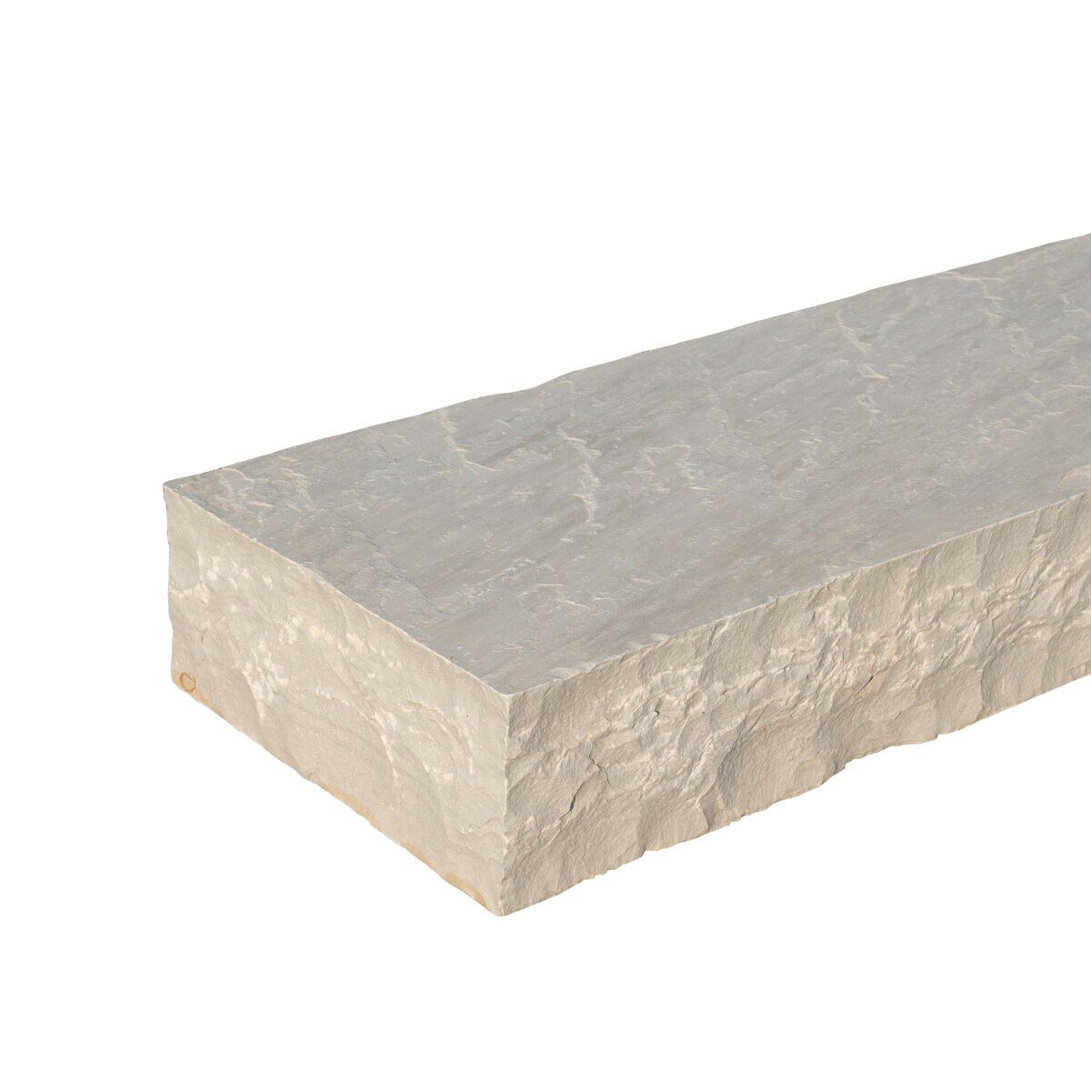 Solstice Step Castle Grey Sandstone Rockface 4 Sides 6 in. x 16 in. x ...