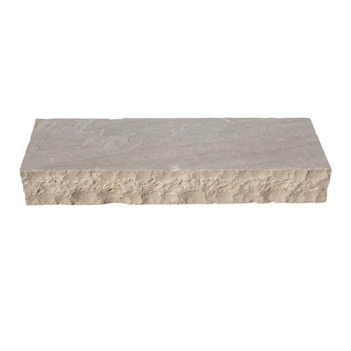 Solstice Step Castle Grey Sandstone Rockface 4 Sides 6 in. x 16 in. x ...