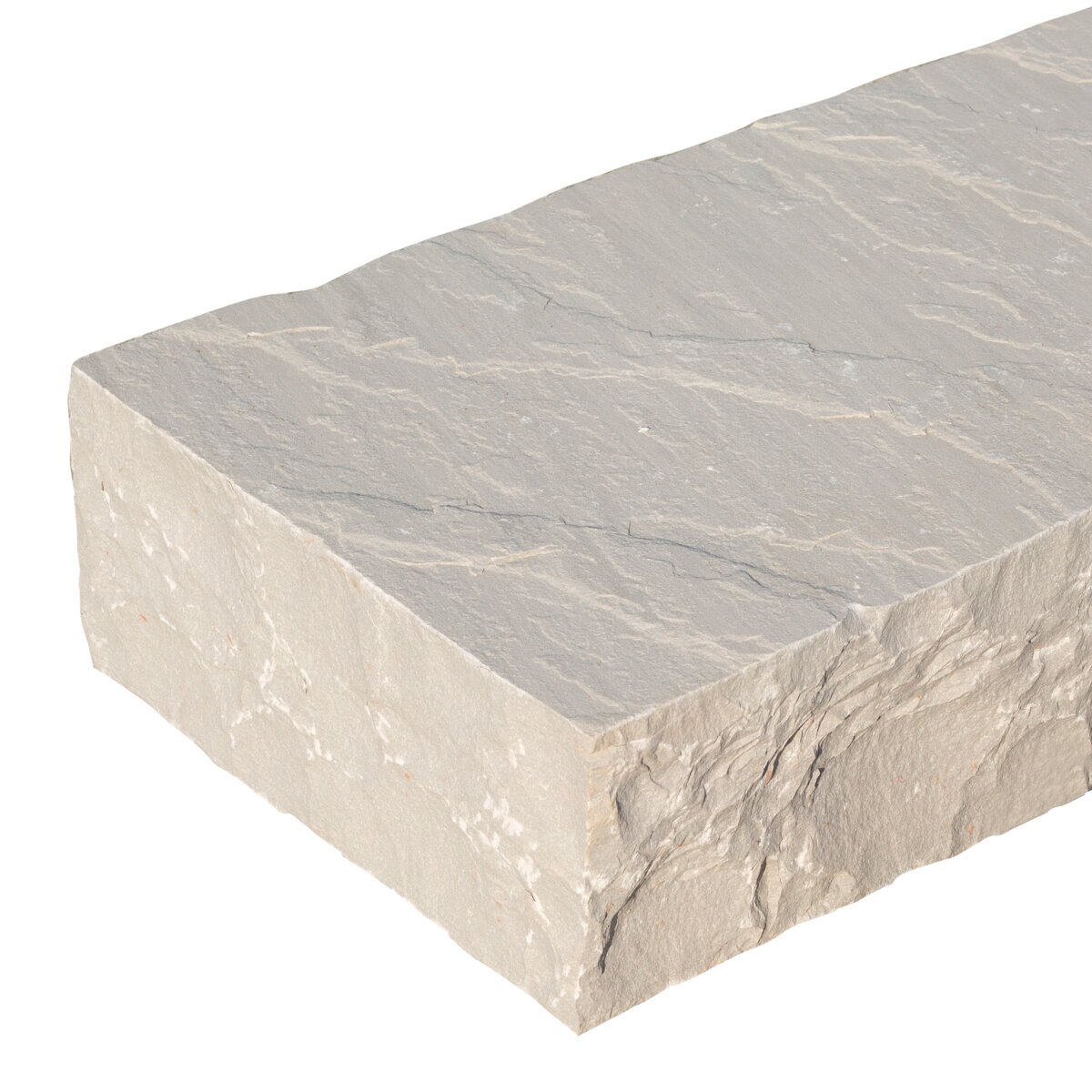Solstice Step Castle Grey Sandstone Rockface 4 Sides 6 in. x 16 in. x ...