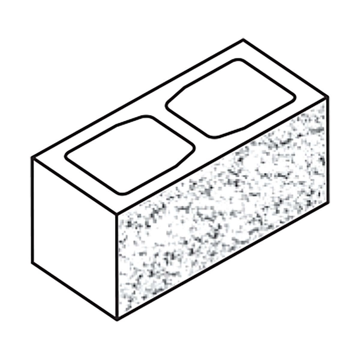 Angelus Standard Block Normal Weight Sand 8 in. x 4 in. x 16 in. (180 ...