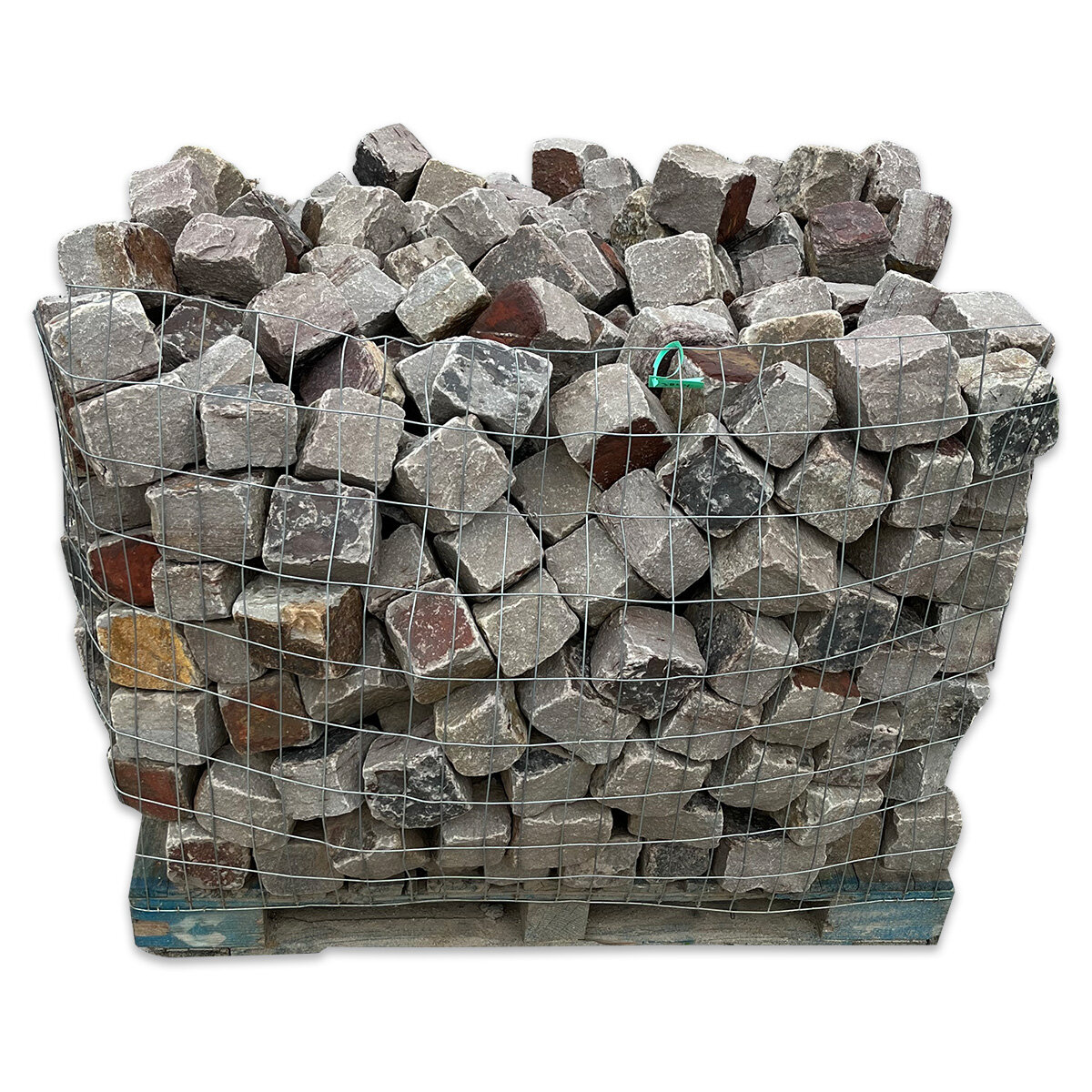 Oklahoma Blue Tumbled Cobbles 4 in. x 4 in. x 4 in | SiteOne US