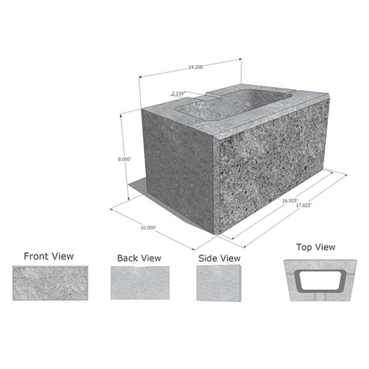GeoStone G12 8 in. Ocher 8 in. x 18 in. x 12 in. (36 pc./pallet ...