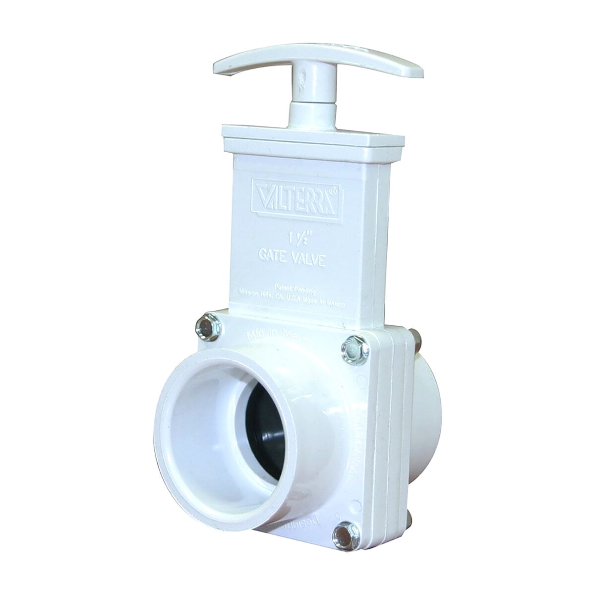 1-1/2 in. PVC Gate Valve Slip X Slip With Plastic Paddle | SiteOne US