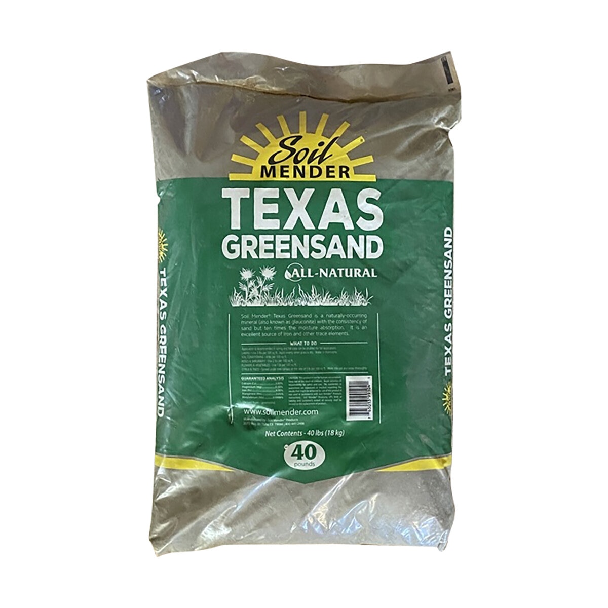 Soil Mender All Natural Texas Greensand 40 lb. Bag | SiteOne US