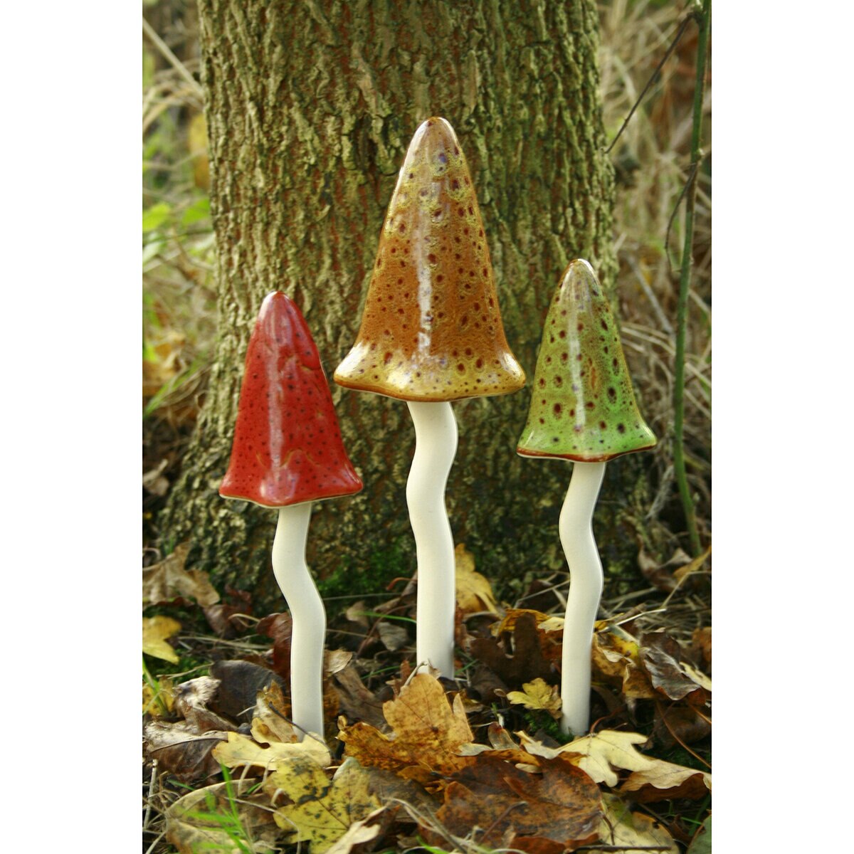 Toadstool Set Of 3 Autumn | SiteOne