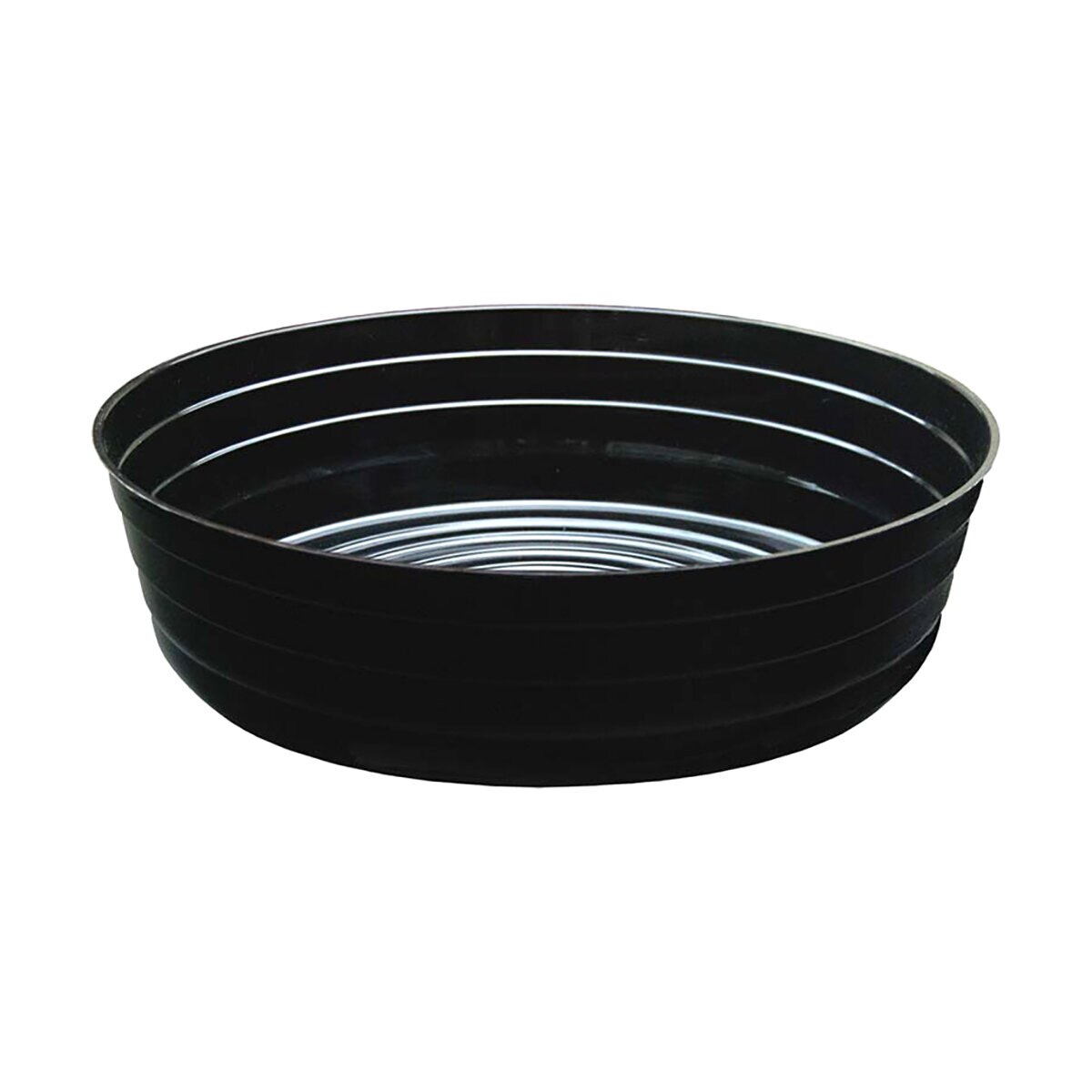 Black Deep Plant Saucer 14 in | SiteOne US