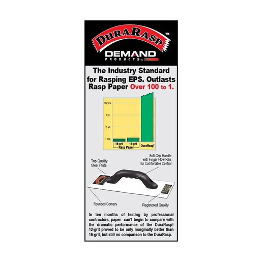 Dura Rasp 4 in. x 14 in. 12-Grit Tungsten Carbide EIFS Foam Rasp | SiteOne