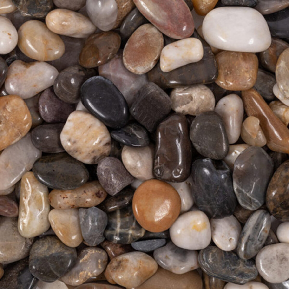 Bagged Ultra Polished Pebbles Mixed 1/2 - 5/8 in. (50 lb. Bag) | SiteOne US