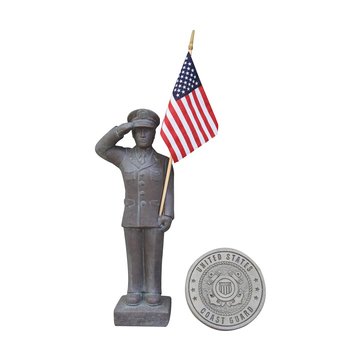 Massarelli Statue US Armed Forces Coast Guard 7 in. x 7 in. x 27 in ...