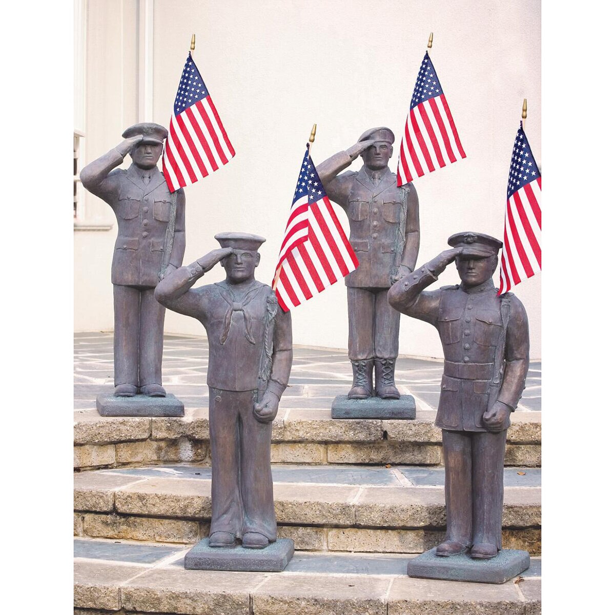 Massarelli Statue US Armed Forces Air Force 12 in. x 12 in. x 41 in ...