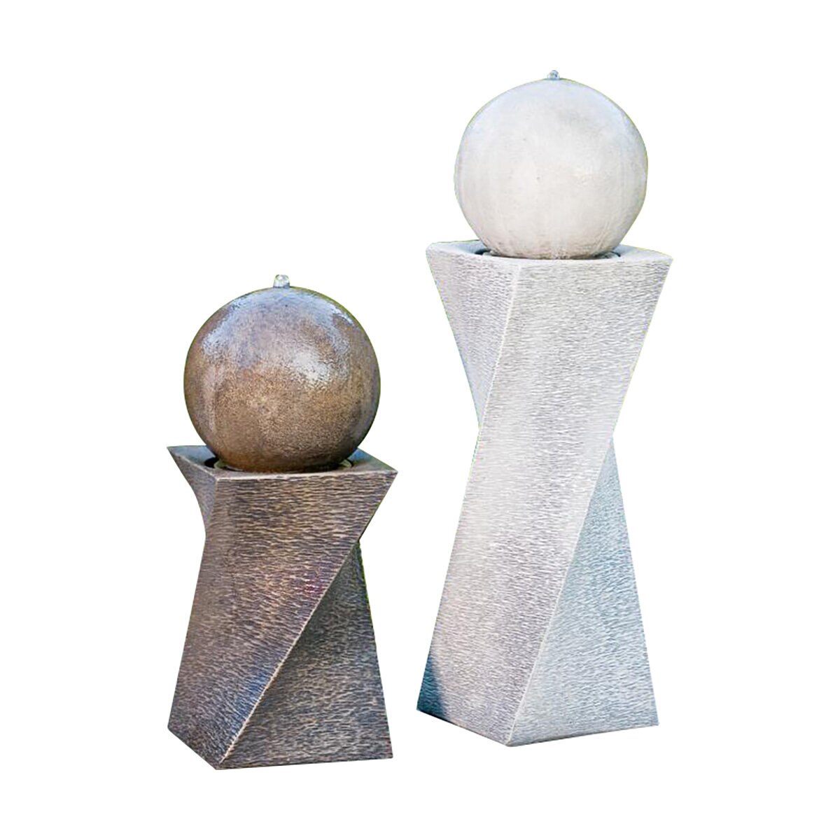 Massarelli Fountain Contemporary Diagonal Right 12 in. | SiteOne