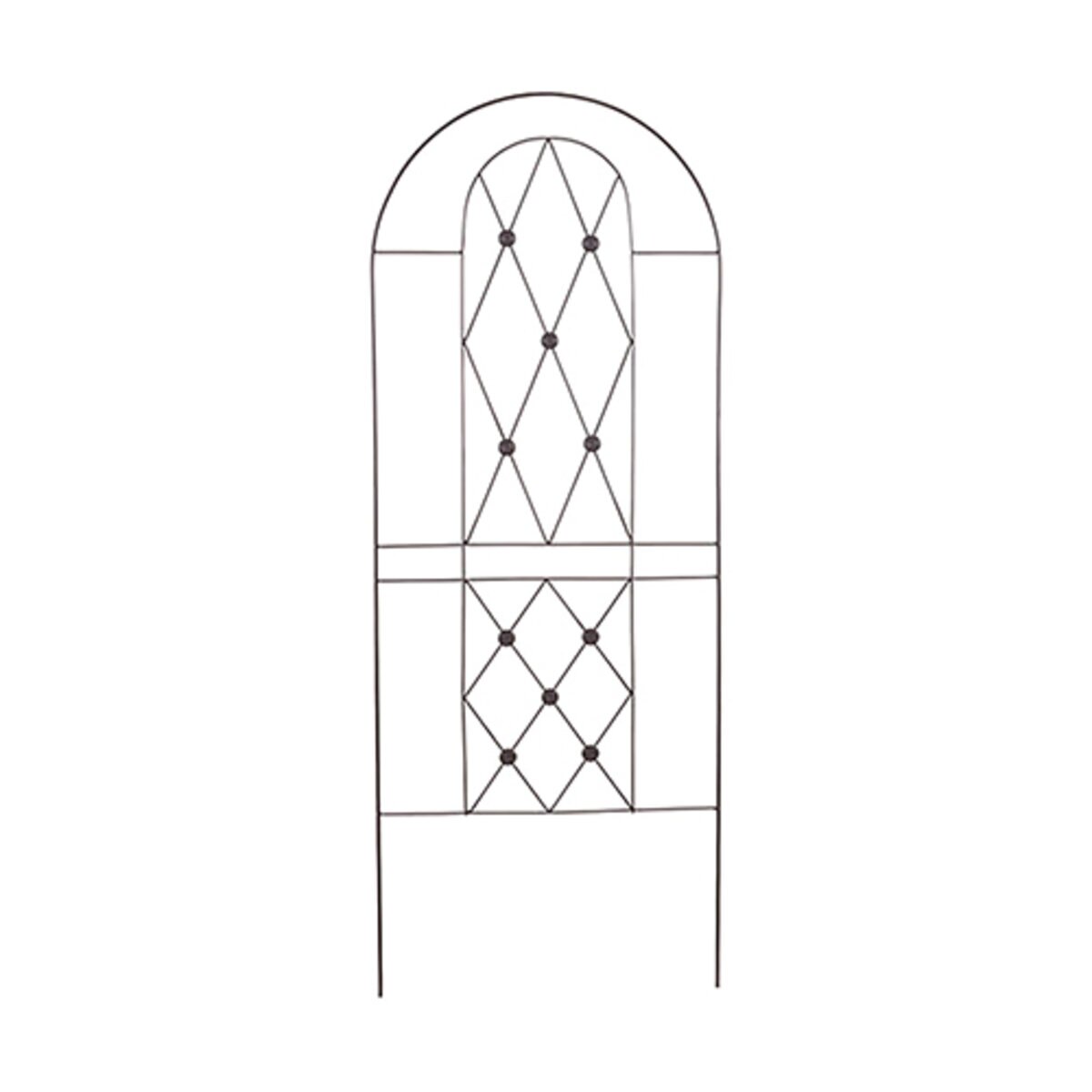 American Gardenworks Button Trellis Black 65 in. x 25 in | SiteOne US