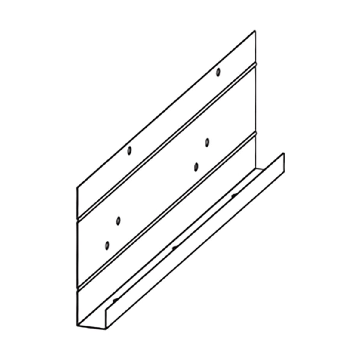 J-Metal Long Flange Casing 3/8 in. w/ Weep (10 ln ft./e | SiteOne