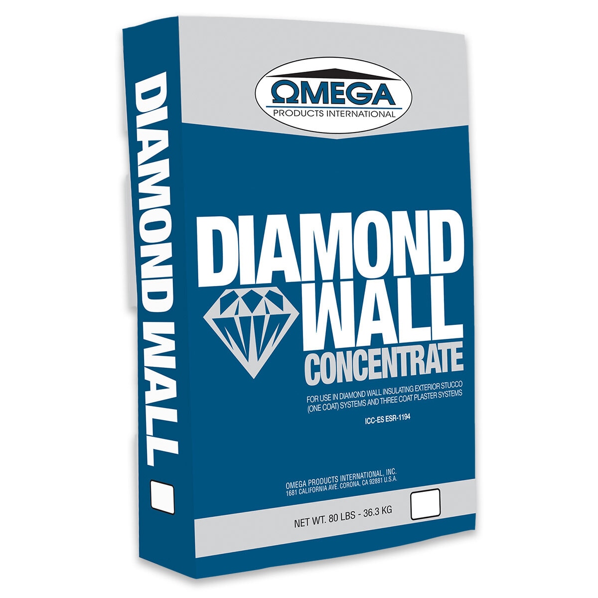 Omega Products Diamond Wall Concentrate 80 lbs | SiteOne US