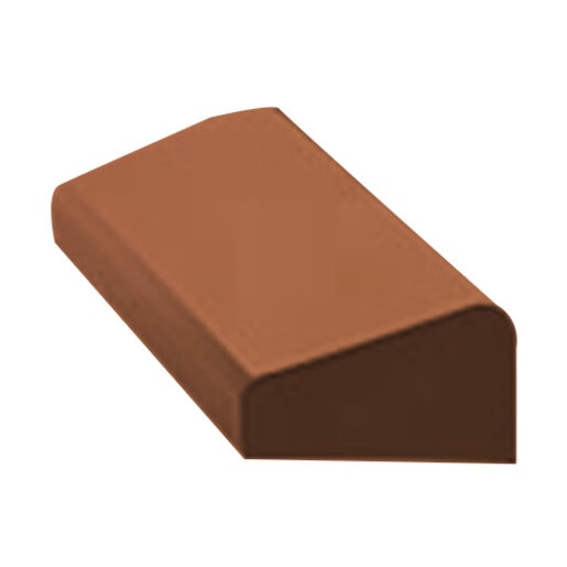 Cutting Edge Curbing Premium Curb Flagstone Brown Angle | SiteOne US