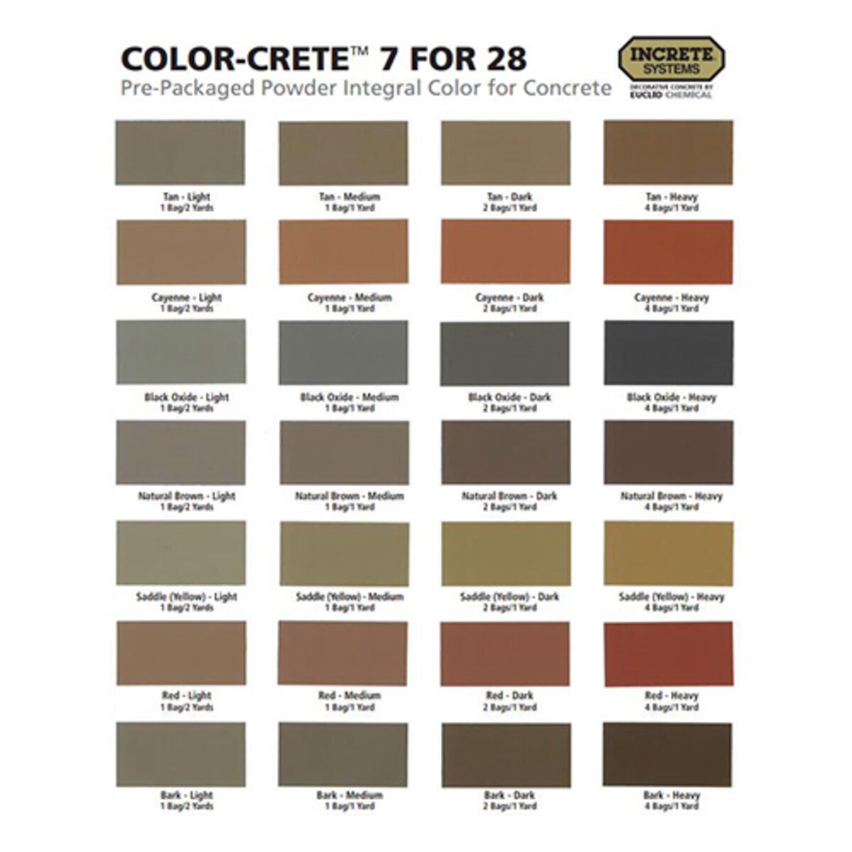 7 for 28 Integral Concrete Color Cayenne 6 lb. Bag (5 bag/box) | SiteOne US