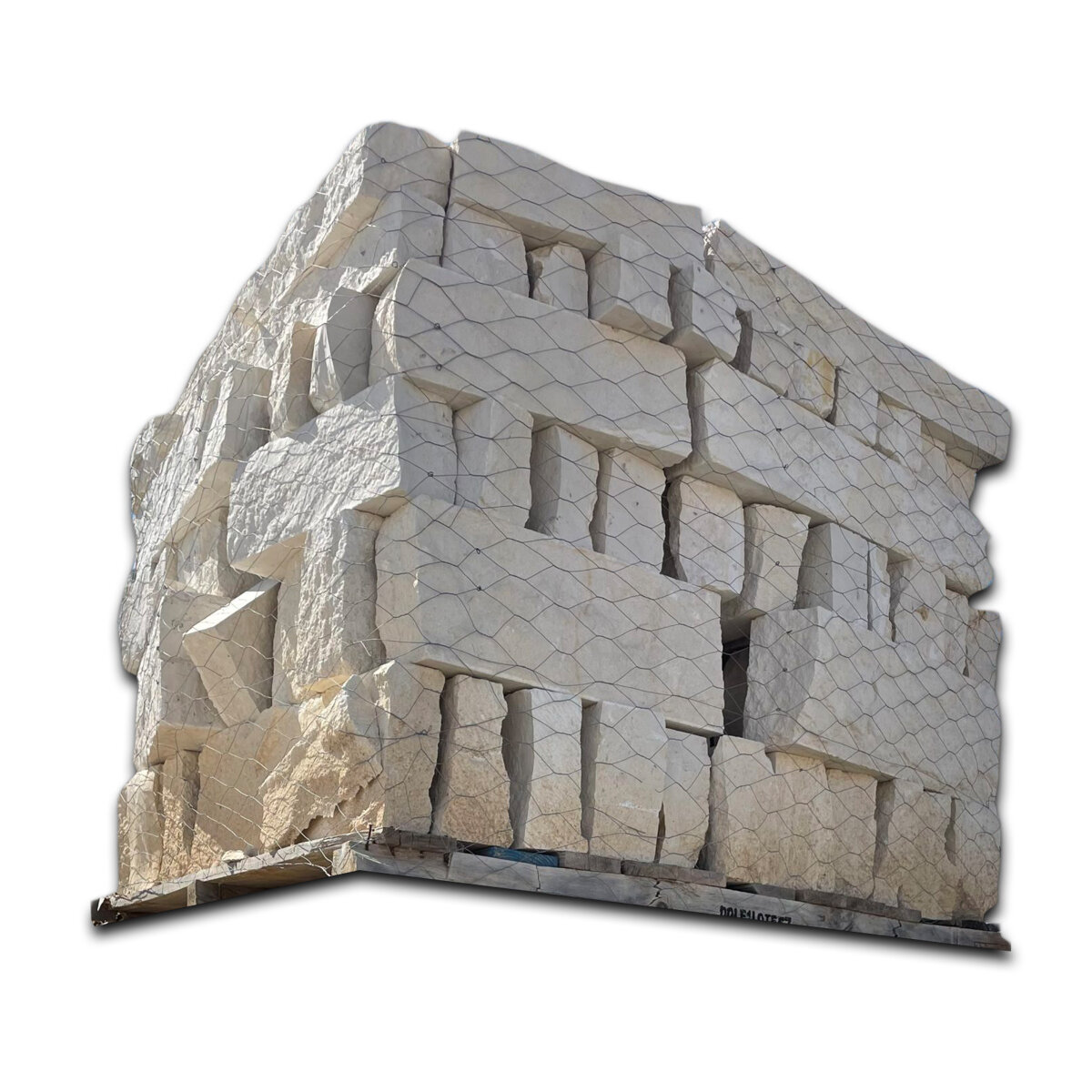 Building Stone Texas White Limestone (4 in. Chopped) Sawn 10 in. Thick ...