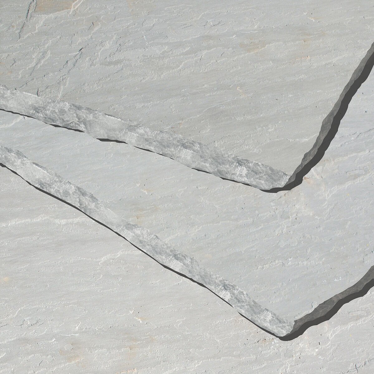 Tread Grey Mist Sandstone Rockface 4 Sides 2 in. x 24 in. x 24 in ...