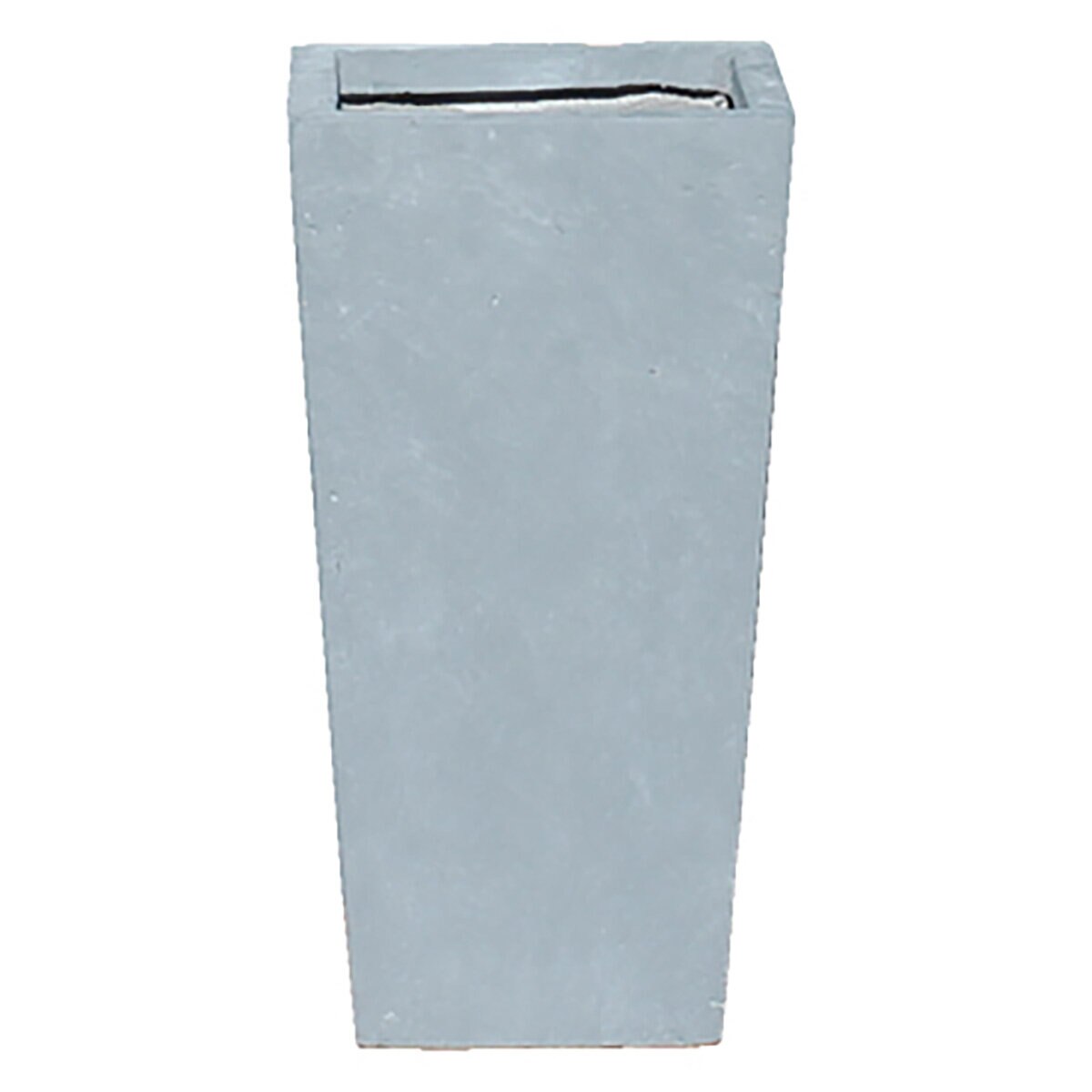 Planter Tall Square Flared Light Clay Size 3 10 in. x 10 in. x 20 in ...