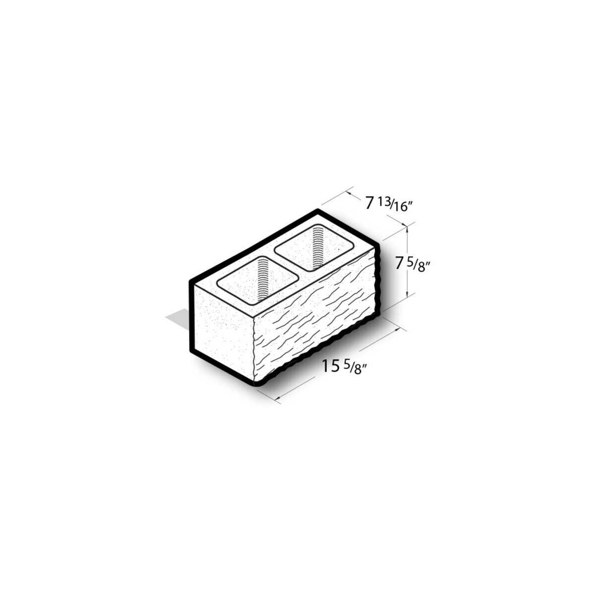 Angelus Standard Block Medium Weight Sand 8 in. x 8 in. x 16 in. (90 pc ...