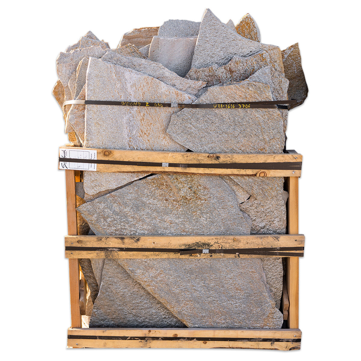 Flagstone Idaho Sunset Gold Quartzite Stand Up 3/8 - 3/4 in | SiteOne US