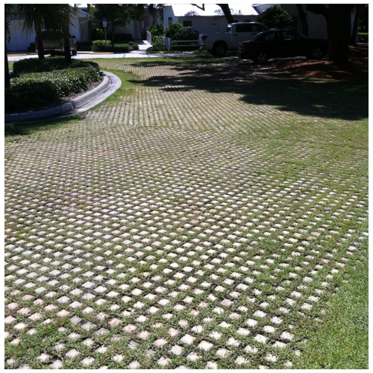 Drivable Grass Permeable Paver Gray 24 in. x 24 in | SiteOne US